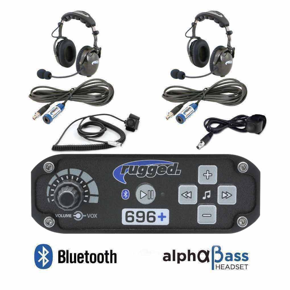 Rugged Radio 2 Person Rrp696 Plus Bluetooth Intercom System With